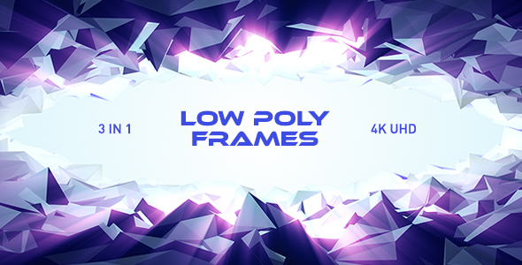 Low Poly Frames, Motion Graphics | VideoHive